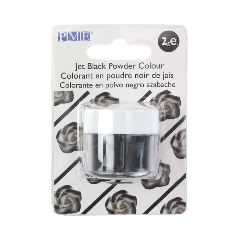 Colorante en Polvo Negro Azabache 2g - Cocinista.es
