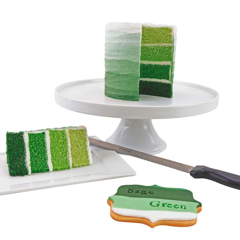 Colorante alimentario color verde salvia - 25ml PME