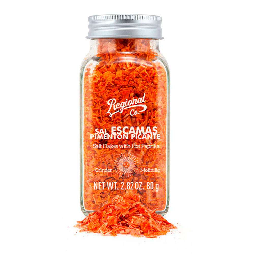 Sal en escamas con pimentón picante 80 g